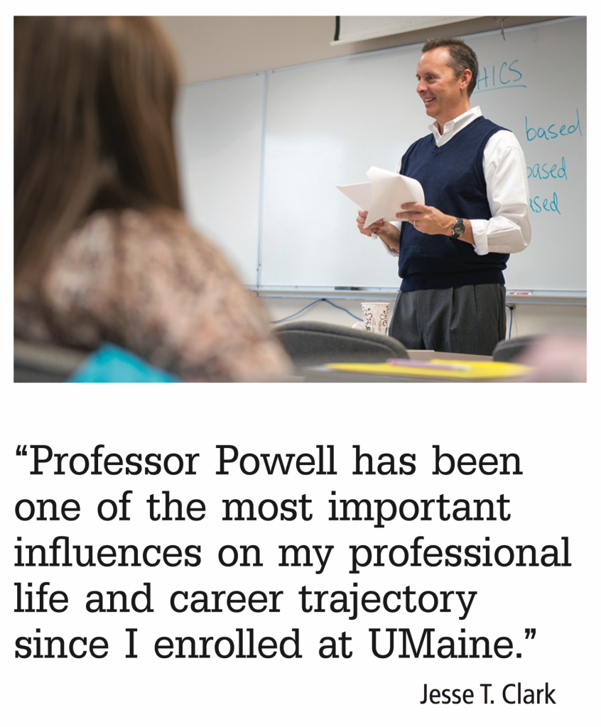 Powell Named Distinguished Maine Professor | UMaine Alumni Association